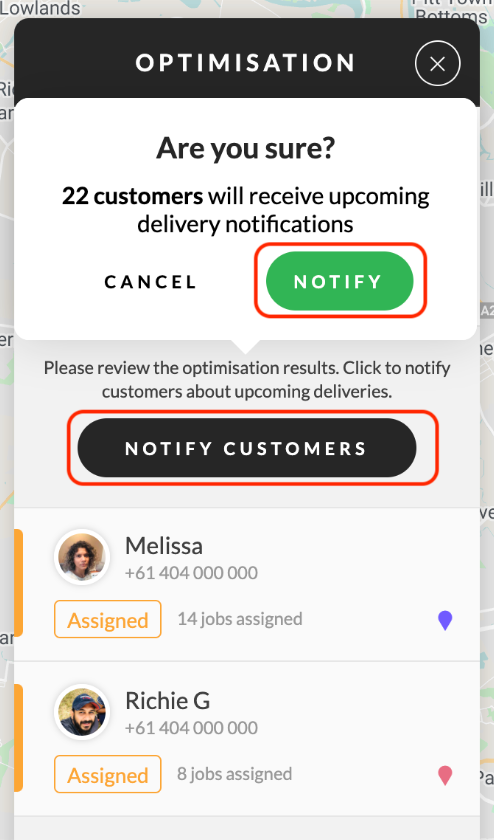 Advanced Route Optimization Group Driver Routing