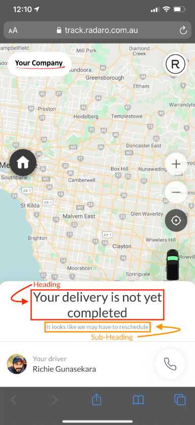 Customizing Display Messages