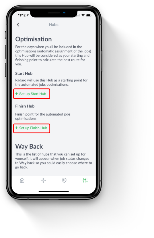 How to set a Default Hub in the Driver App