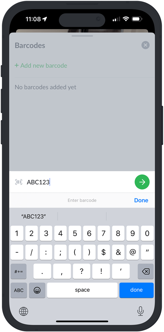 Barcode/Transit Label Scanning