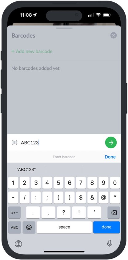 Barcode/Transit Label Scanning