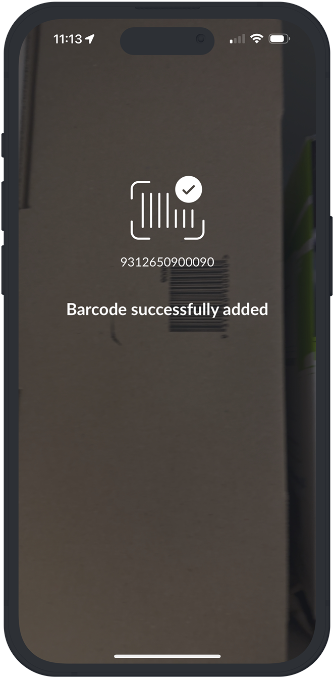 Barcode/Transit Label Scanning